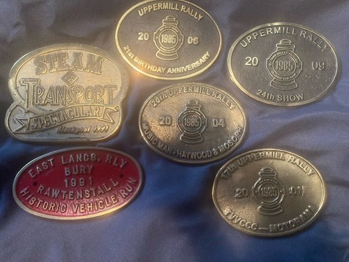 Vintage Brass Steam Rally Plaques | eBay UK