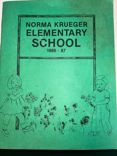 Texas TX Marion Yearbook Norma Krueger Elementary School 1987 | eBay