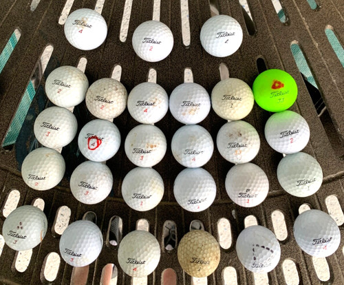 TITLEIST ASSORTED VARIETY OF MODELS 31 USED GOLF BALLS C8 | eBay