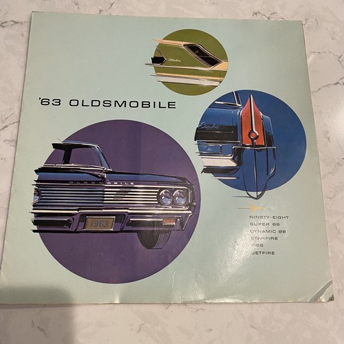 1963 Oldsmobile Original Brochure 98 Starfire Super 88 Dynamic Wagon ...