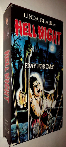 VHS Hell Night Linda Blair Horror VCR Horror Movie Tape | eBay