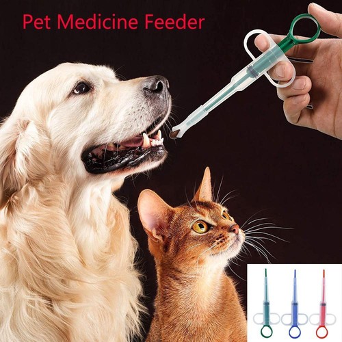 Cat Pill Shooter Tablet Syringe Pusher Dog Piller Pill Gun Pet Pill ...