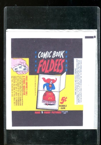 1966 66 TOPPS COMIC BOOK FOLDEES WRAPPER w/UMPIRE BASEBALL PRIZE | eBay