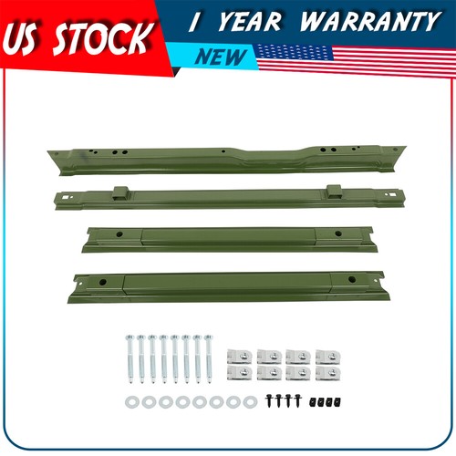 4 for 99-18 Ford F-250/ F-350 Steel Rails Truck Bed Crossmember Short ...