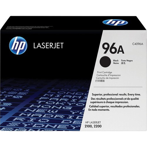 Genuine Sealed HP 96A Black Toner Cartridge C4096A LaserJet 2100 2200 ...