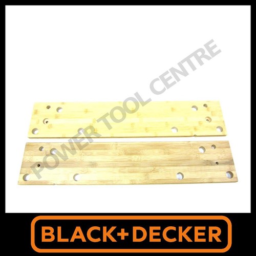 Black & Decker Replacement Spare Wooden Workmate Set Jaws WM529 WM536 ...