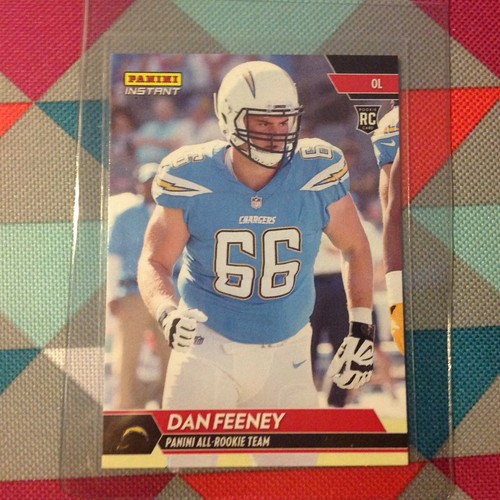 Dan Feeley #ART9 Chargers RC 1 of 300 Made 2017 Panini Instant All ...