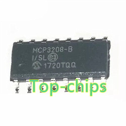1PCS MCP3208-BI/SL IC ADC 12BIT 2.7V 8CH SPI 16SOIC Microchip | eBay