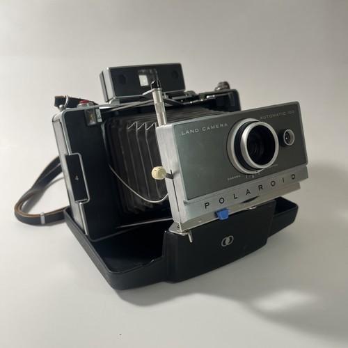 Vintage Polaroid Automatic 100 Land Camera Model Antique 1963-1966 ...