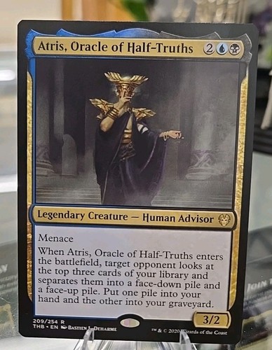 Atris, Oracle of Half-Truths MTG Theros Beyond Death Regular | eBay