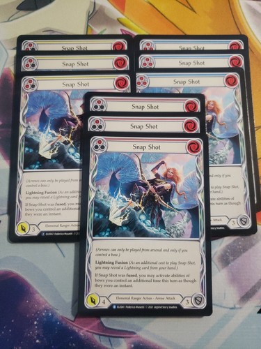9 Card Playset Snap Shot Red/Yellow/Blue Flesh and Blood Tales of Aria ...
