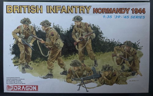 Dragon 6212 British Infantry Normandy 1944 1:35 '39-'45 Series Scale ...