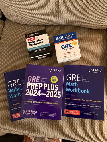 GRE Exam Prep Materials Bundle | eBay