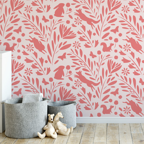 Forest Pattern Wall Stencil - Durable & Reusable Mylar Stencils | eBay