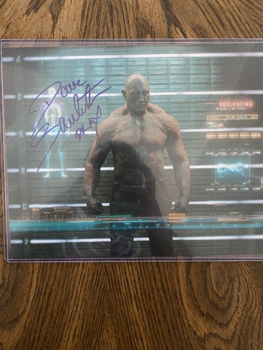 Dave Bautista (Batista) Guardians Of The Galaxy 8x10 Signed Photo | eBay