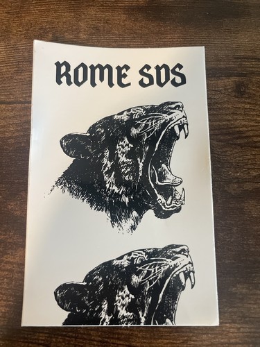 Rome SDS panther Snowboard Ski Skiing Sticker/Decal Black /White Approx ...
