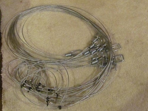 1 DOZEN 60" micro LOCK SNARES TRAPS,TRAPPING | eBay