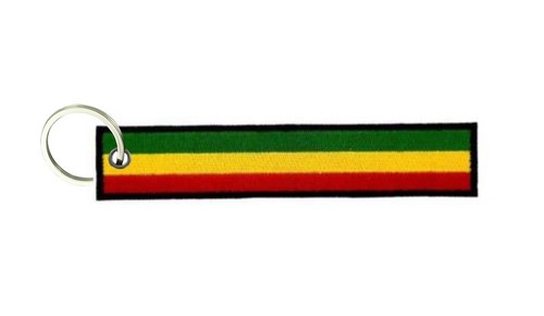 Key Ring Keys Key Embroidered Badge Patch Flag Armband Rasta Love ...