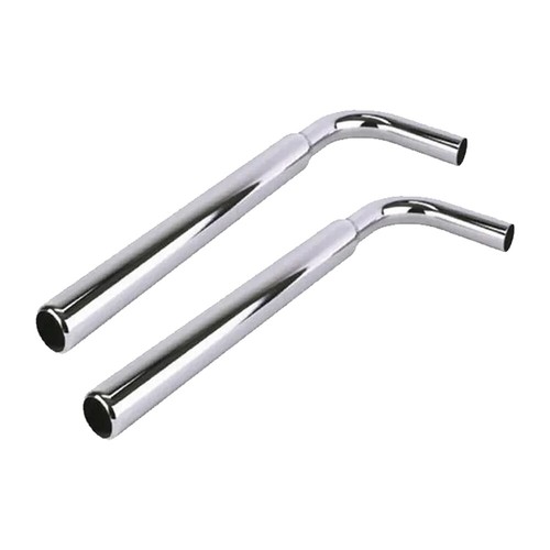 30 Inch Chrome Bellflower Exhaust Tip, 2-1/2 Pipe, 1-7/8 O.D. Inlet | eBay