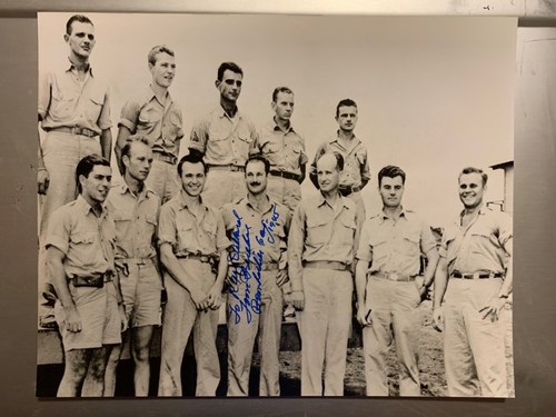 ULTRA RARE PHOTO ENOLA GAY TOM FEREBEE SIGNED BOMBARDIER HIROSHIMA ...