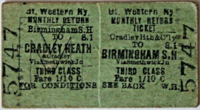 GWR Collectable Railway Tickets for sale | eBay