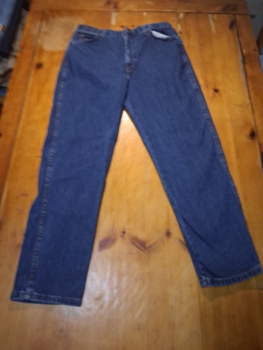 Unifirst Men's Blue HD Denim Jeans 36x30 100% Cotton Straight Leg | eBay