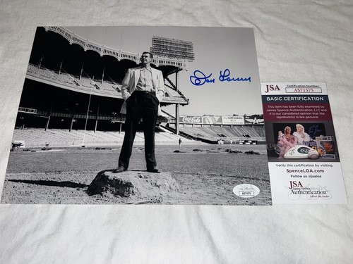 Don Larsen Signed 8x10 Photo New York Yankees Perfect Game JSA Auth #5 ...