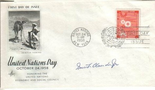 Inis L. Claude Autographed First Day Cover Leading Scholar D.13 | eBay