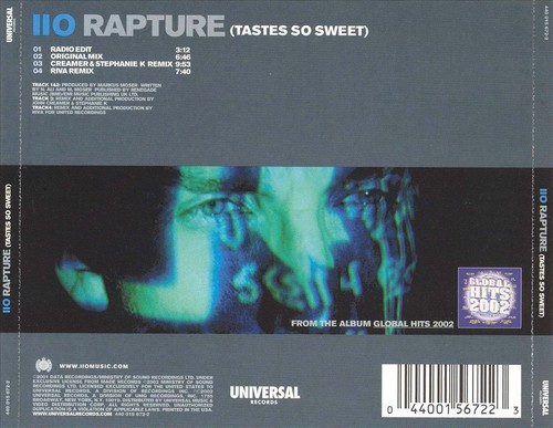 IIO RAPTURE NEW CD 44001567223 | eBay