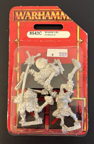 8542C Savage Orc Command ~ Warhammer Old World OOP Metal Blister (1st of 2paks) | eBay