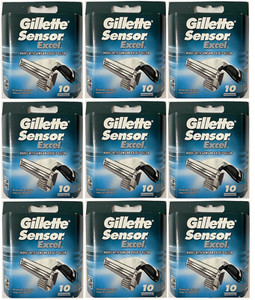 Gillette Sensor Excel Men's Razor Blades products for sale | eBay