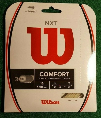NEW WILSON NXT 16 (1.30) TENNIS STRING!!! WHITE PACK!!! | eBay