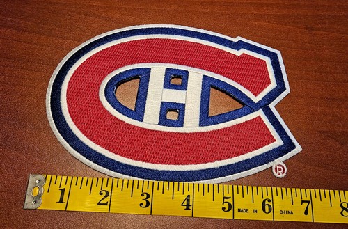 HUGE MONTREAL CANADIENS IRON-ON PATCH - 5 x 7 Free Shipping | eBay