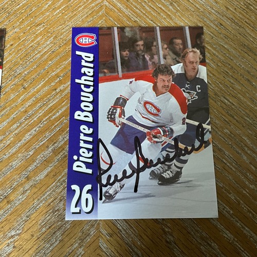 Autographed Molson PIERRE BOUCHARD | eBay