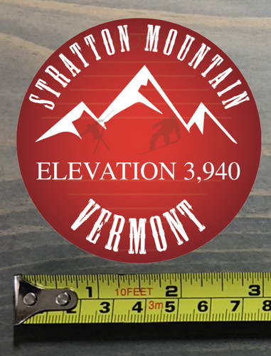 Stratton Mountain Sticker Decal Valley Ski Snowboard Mountain Vermont ...