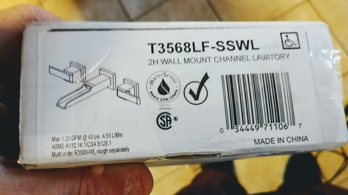 Delta Ara 8 in. Widespread 2-Handle Open Channel Spout Bathroom Faucet ...