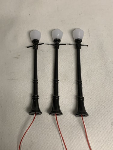 LED STREET LAMP POST LIGHT ACCESSORY SET FOR LIONEL MTH O SCALE O GAUGE ...