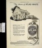 Vintage 1917 ATLAS WHITE Atlas Portland Cement Co. Concrete Ephemera ...