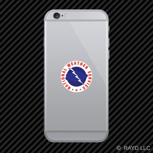 National Weather Service Cell Phone Sticker Mobile Weather Bureau NWS ...