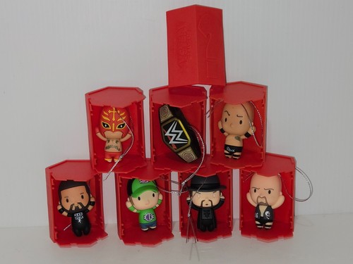 HALLMARK WWE WWF CHRISTMAS HOLIDAY MYSTERY ORNAMENT SET W/ CHASE BELT ...