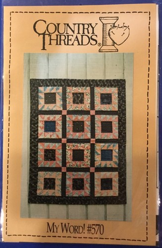 My Word! #570 quilt pattern by Country Threads | eBay