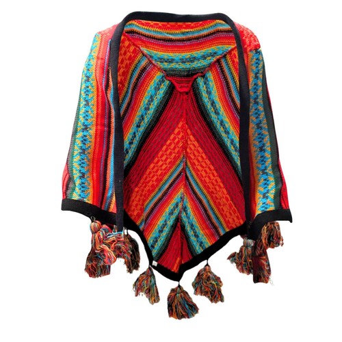 Treska Collection Womens Tassel Knit Poncho | eBay