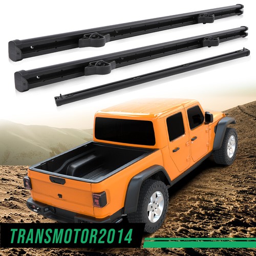 Trail Rail System Fit for 20-23 Jeep Gladiator Truck Bed Rails Tie Down ...