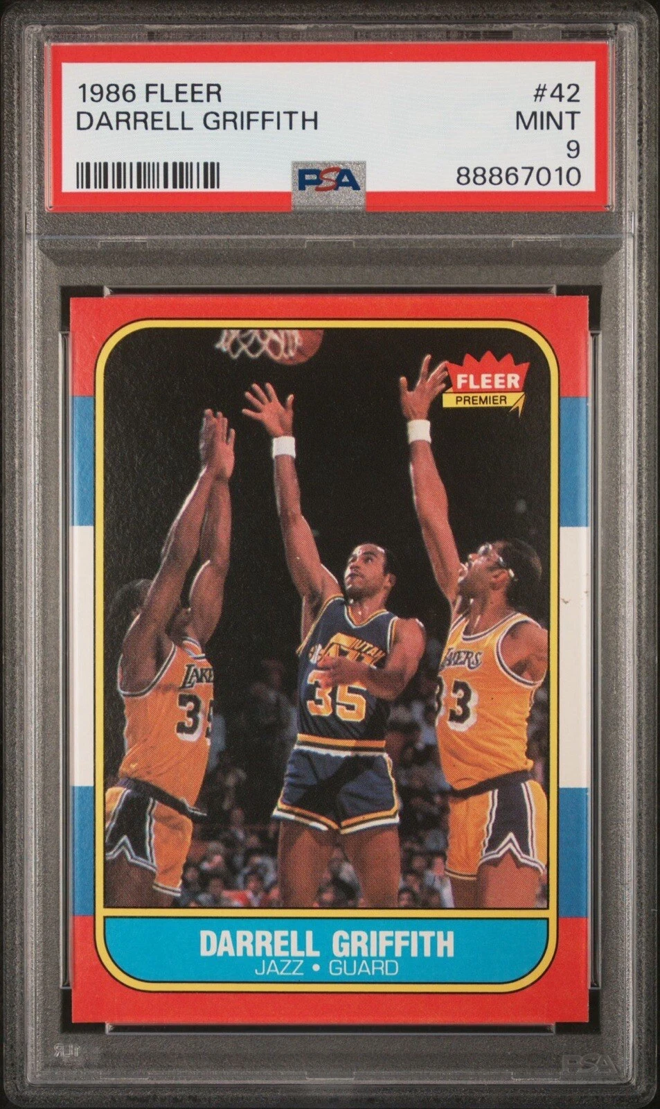 Darrell Griffith 1986 Fleer #42 Base Price Guide - Sports Card Investor