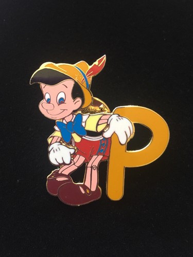 Disney Alphabet Pin - P Pinocchio Pin | eBay
