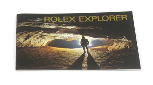 Rolex Explorer Booklet Manual English 2001 | eBay