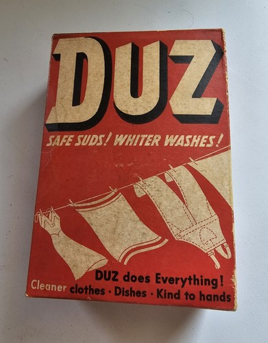 Vintage, DUZ Granulated Laundry Soap, Unopened, 1 Lb 6 Oz Size, 40's 50 ...