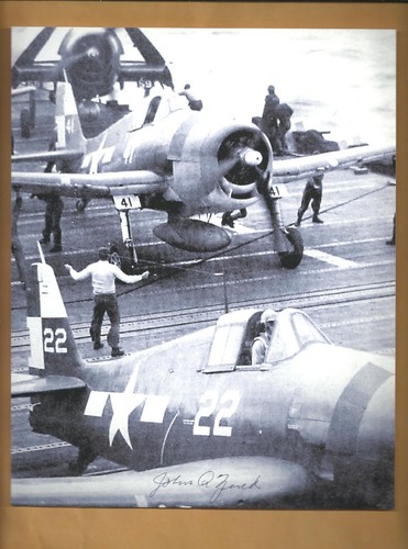 John Zink WW2 Ace Navy Pilot (5 Kills) Autographed 8x10 Picture | eBay