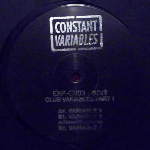 S:VT Club Variables Part 1 EP Vinyl Single 12inch Constant Variables | eBay