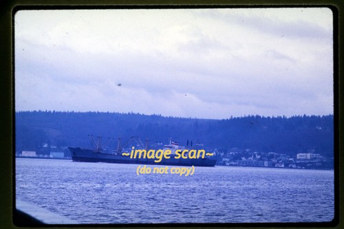 Cargo Ship in Washington in mid 1970s, Ektachrome Slide aa 26-24a | eBay